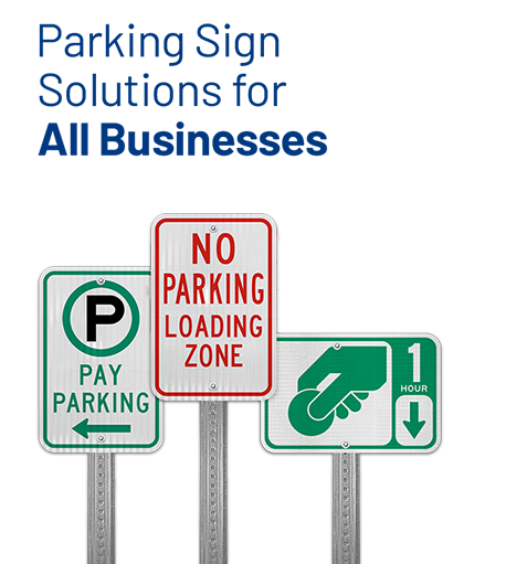 Buy Custom Business Parking Signs | Orders Over $49 Ship Free