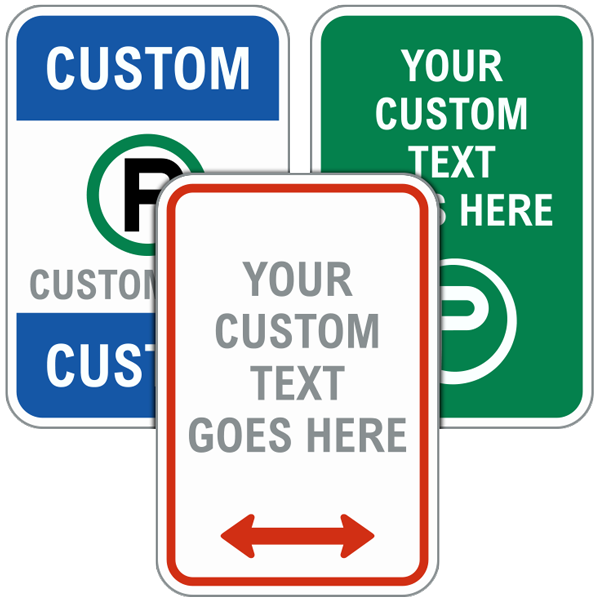 Blank Custom QR Code Signs - Orders Over $49 Ship Free